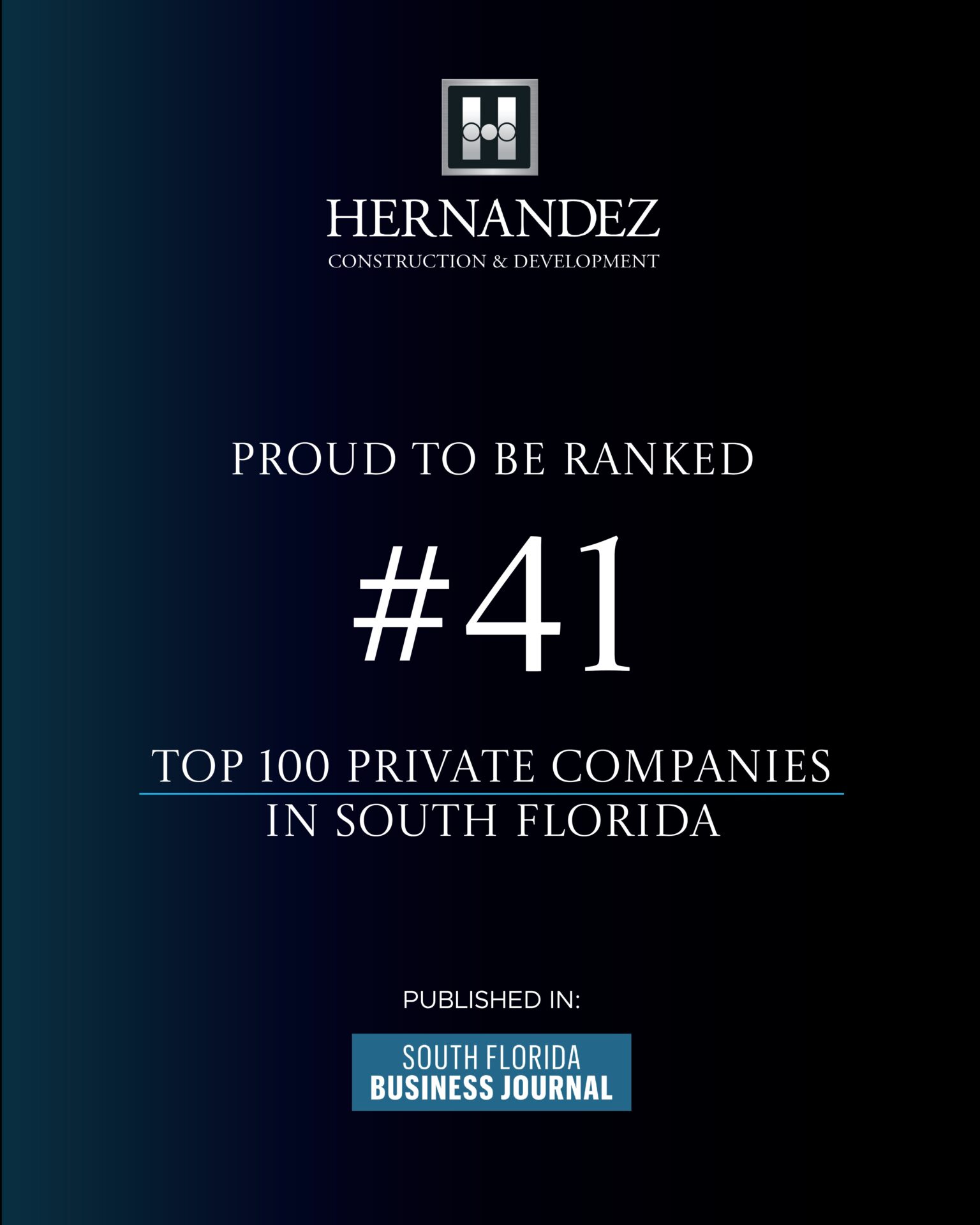 Proud to be ranked #41 in the Top 100 Private Companies in South ...