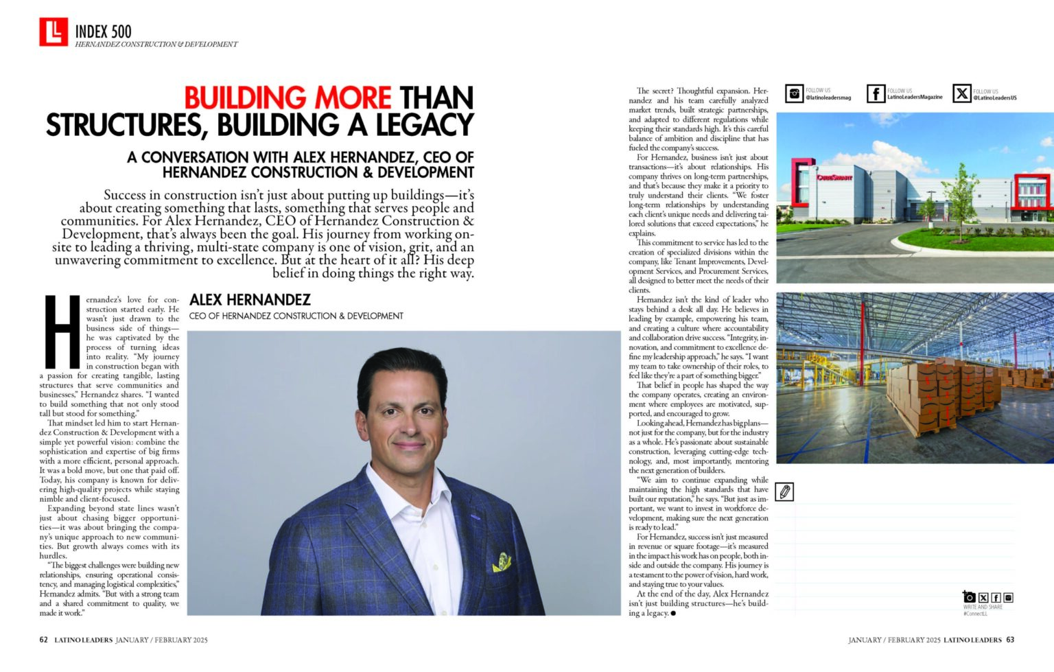 Hernandez Construction & Development Recognized by Latino Leaders Magazine in 2025 | Top Latino ...